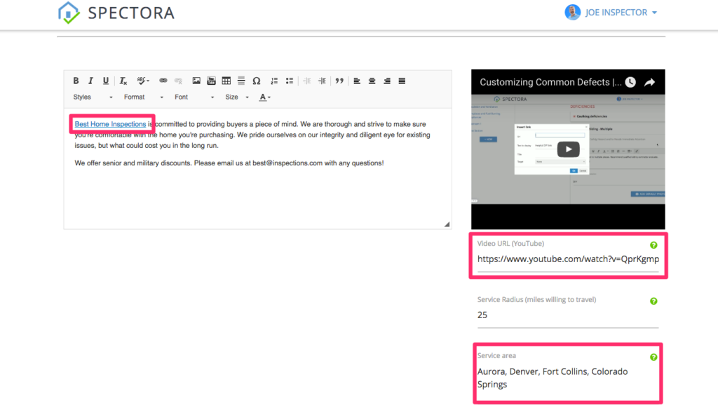 Getting Started with Spectora Checklist